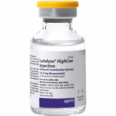 Lutalyse HighCon Injection 12.5mg/mL, 20mL | On Sale | EntirelyPets Rx