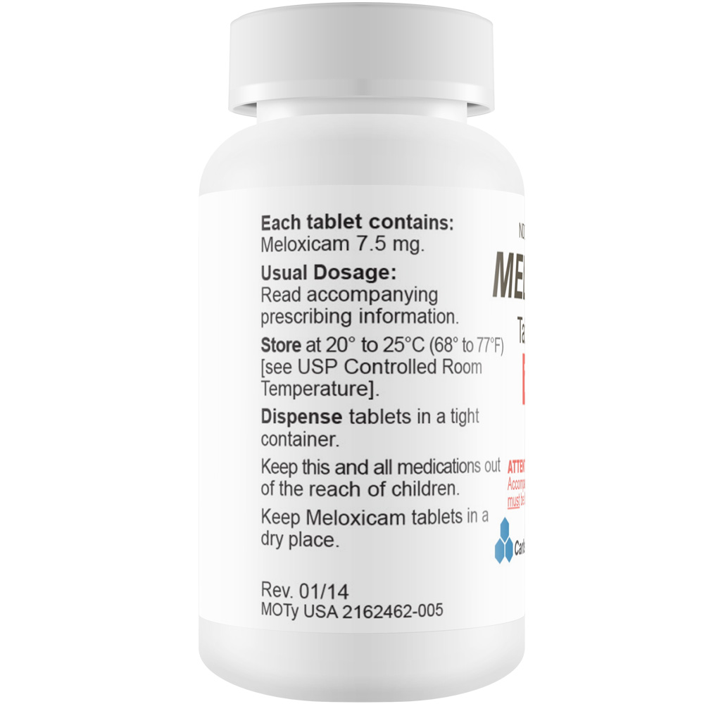 Meloxicam 7.5mg 100ct Tablet | On Sale | EntirelyPets Rx
