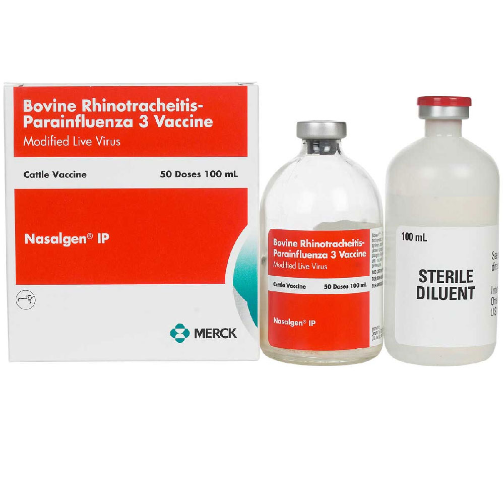 Merck Nasalgen IP Cattle Vaccine, Modified Live Virus, 100mL | On Sale ...