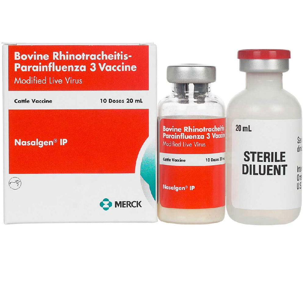 Merck Nasalgen IP Cattle Vaccine, Modified Live Virus, 20mL - [Disease ...