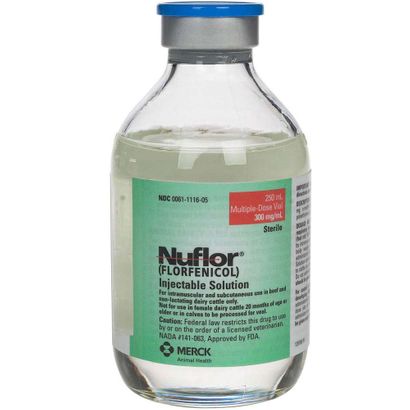 Merck Nuflor 300mg/ml injectable - 250ml | On Sale | EntirelyPets Rx