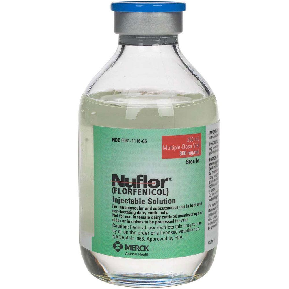 Merck Nuflor 300mg/ml injectable - 250ml | On Sale | EntirelyPets Rx