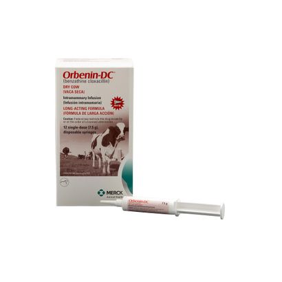 Merck Orbenin-DC (Benzathine Cloxacillin), Dry Cow Intramammary ...