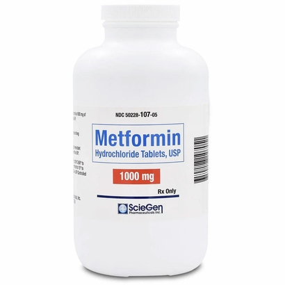 Metformin Tablet 1000mg, 100 count | On Sale | EntirelyPets Rx