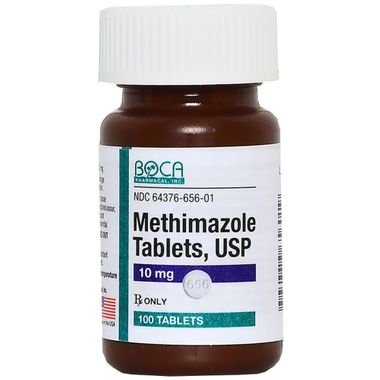 Methimazole Tabs 10mg (100 tabs) | On Sale | EntirelyPets Rx
