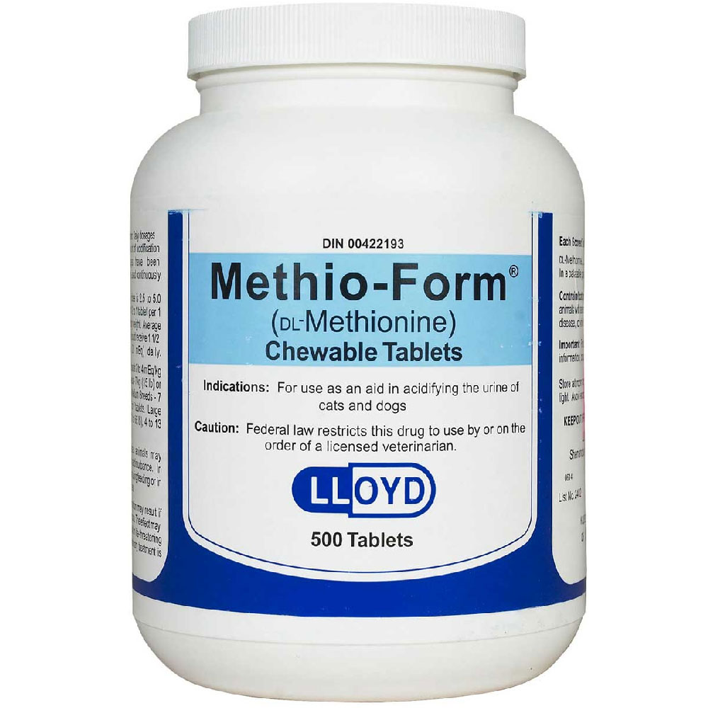 Methio Form (DL-Methionine) chew tabs (500 tabs) | On Sale ...