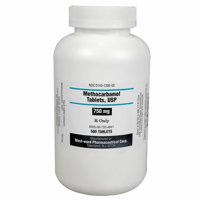 Methocarbamol 750mg (500 tabs) | On Sale | EntirelyPets Rx