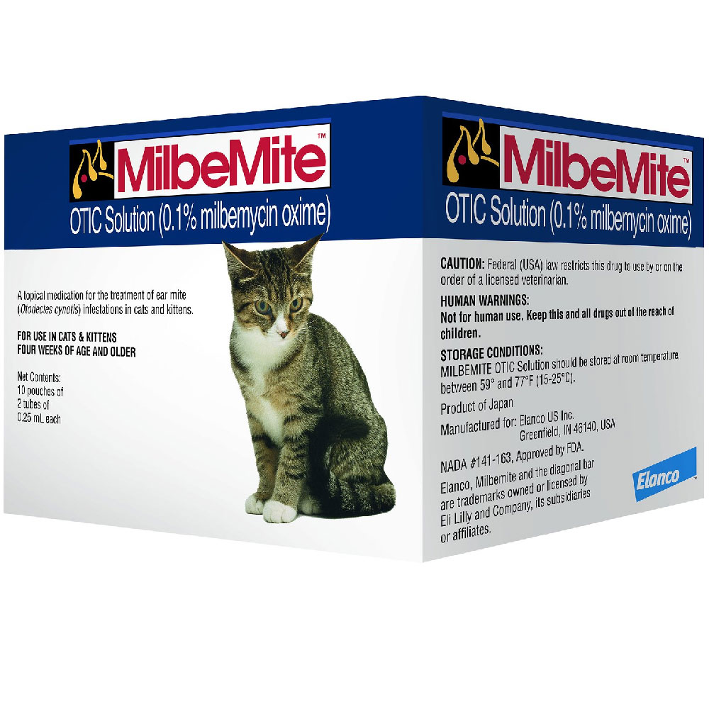 MilbeMite Otic Solution 2-pack | On Sale | EntirelyPets Rx