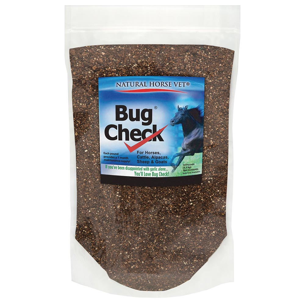 Natural Horse Vet Bug Check for Horses, Cattle, Sheep & Goats (10 lb ...