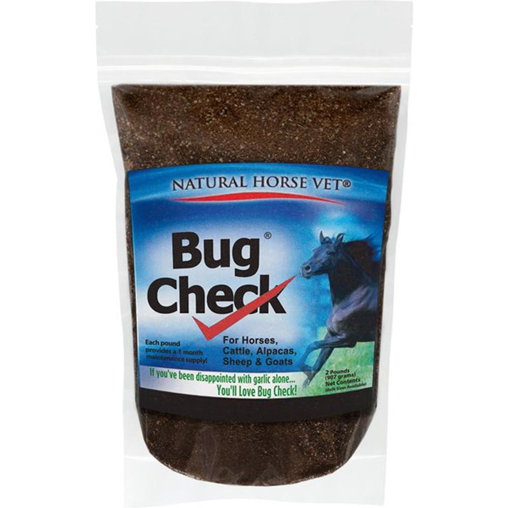 Natural Horse Vet Bug Check for Horses, Cattle, Sheep & Goats (2 lb ...