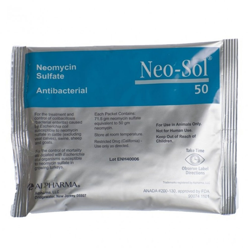 Neo-Sol 50 for Animals - (2000 gram) - [Antibiotic] | On Sale ...