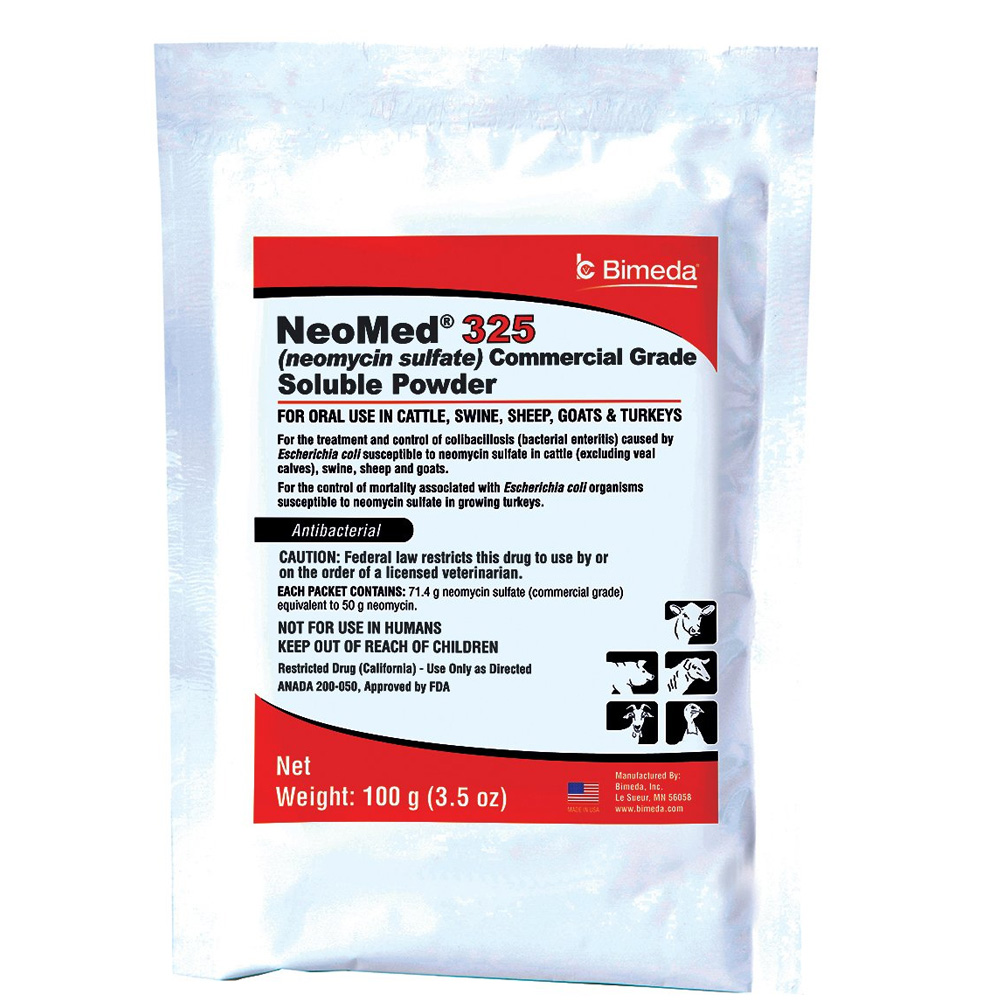 NeoMed 325 (Neomycin Sulfate) Commercial Grade Soluble Powder ...