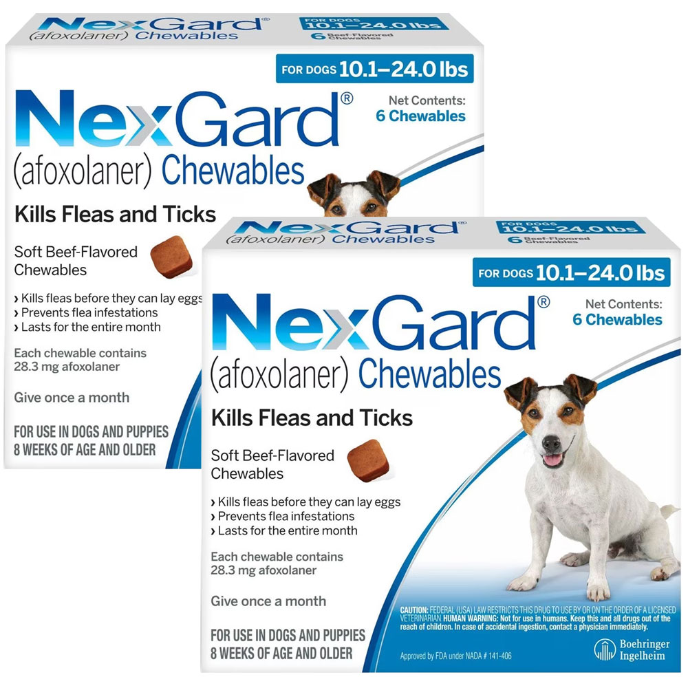 NexGard Chewables for Dogs 10-24 lbs (12 Chews) | On Sale | EP Rx