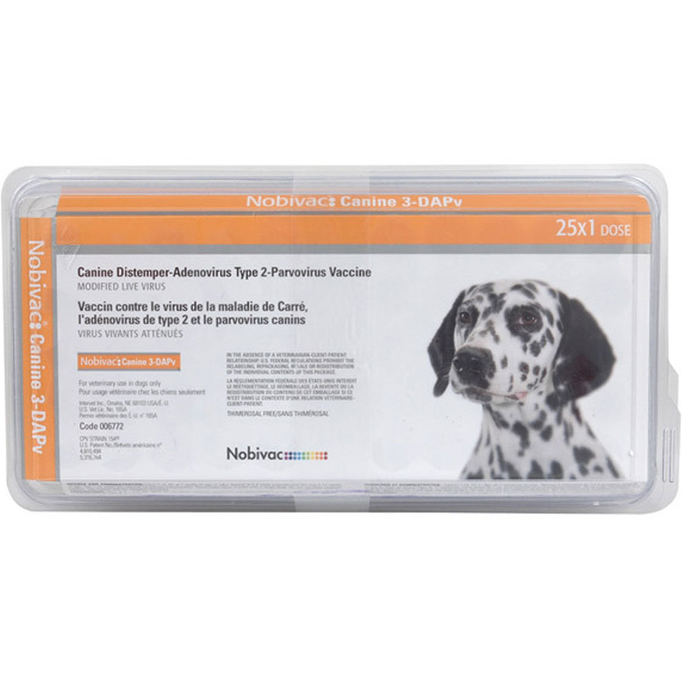 Nobivac Canine 3-DAPv (25 Doses) | On Sale | EntirelyPets Rx