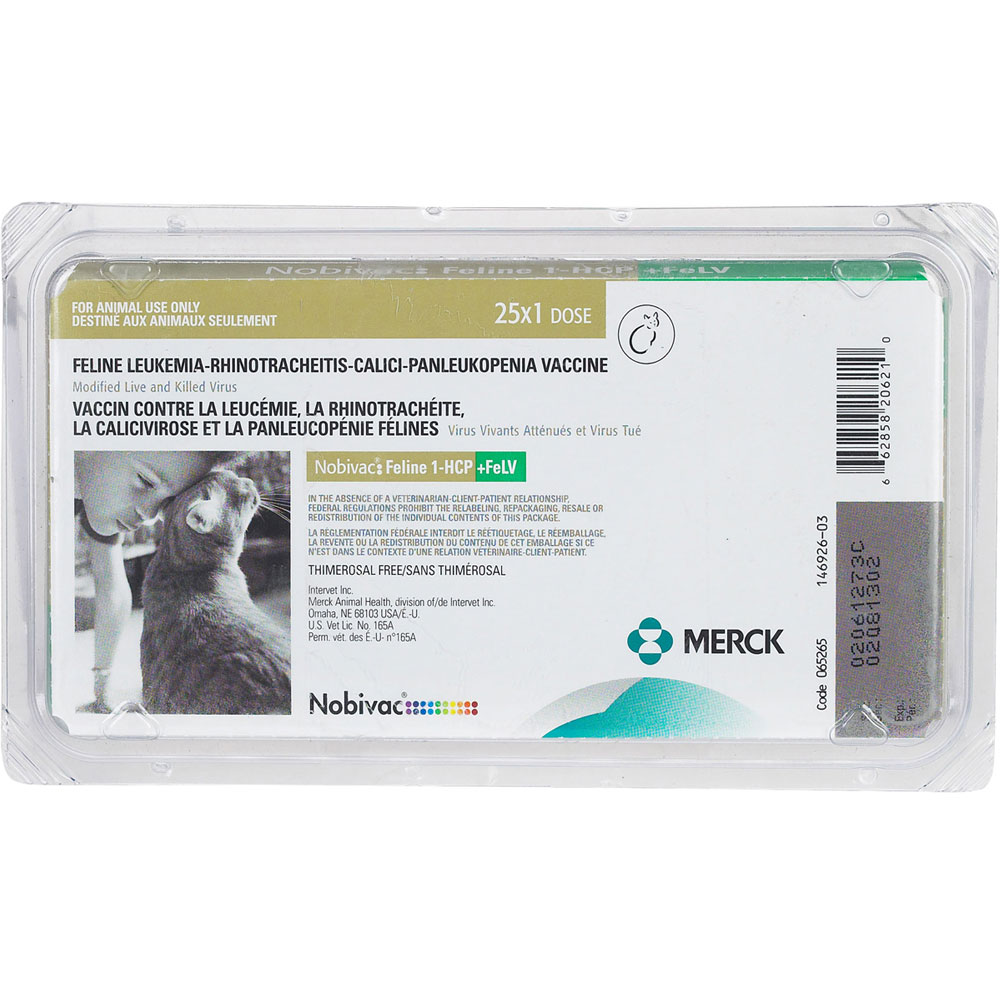 Nobivac Feline 1-HCP + FeLV (25 Doses) | On Sale | EntirelyPets Rx