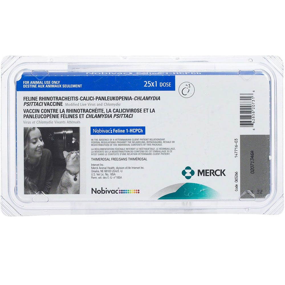 Nobivac Feline 1-HCPCh (4 way) (25 Doses) | On Sale | EntirelyPets Rx