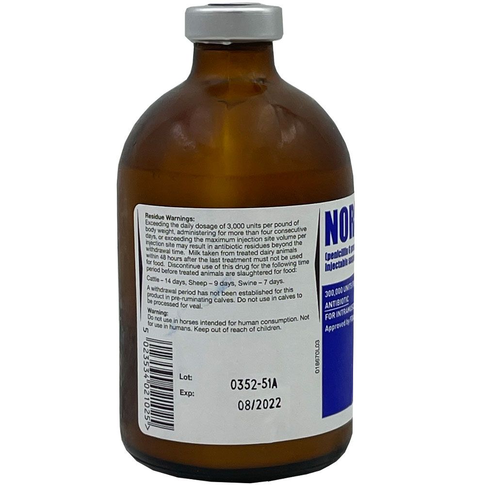 Norocillin (Penicillin G procaine Injectable suspension) 100 mL | On ...