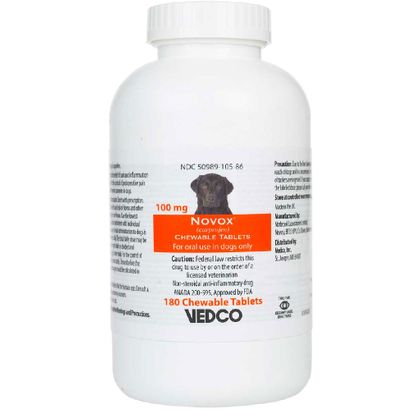Novox 100 mg, 180 Chewable Tablets | On Sale | EntirelyPets Rx