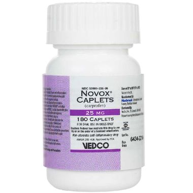 Novox 25 mg, 180 Caplets | On Sale | EntirelyPets Rx
