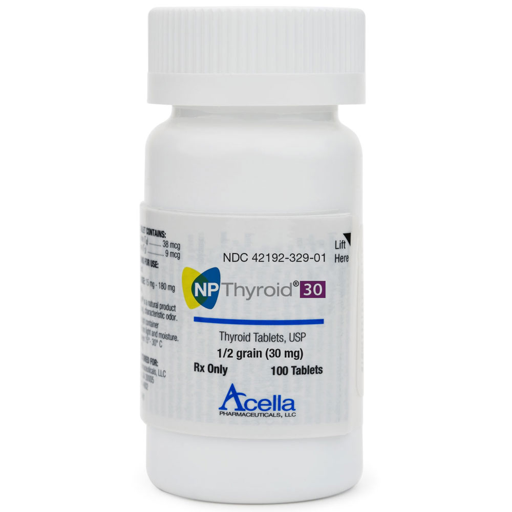 NP Thyroid Tablet for Dogs & Cats, 30-mg, 100 Tablets | On Sale ...