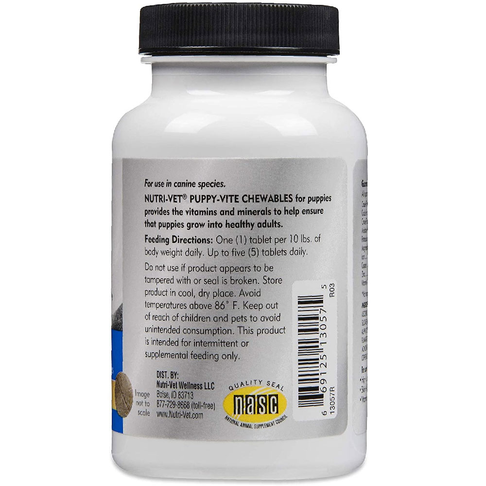 Nutri-Vet Puppy Vite for Puppies (60 Chewables) | On Sale | EntirelyPets Rx