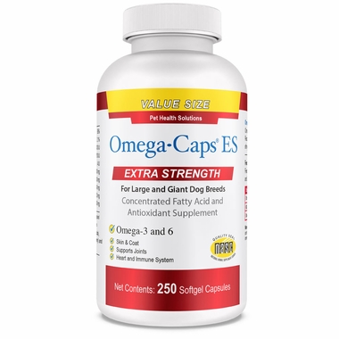 Omega-Caps ES For Large & Giant Dogs (250 Softgel Capsules) | On Sale ...