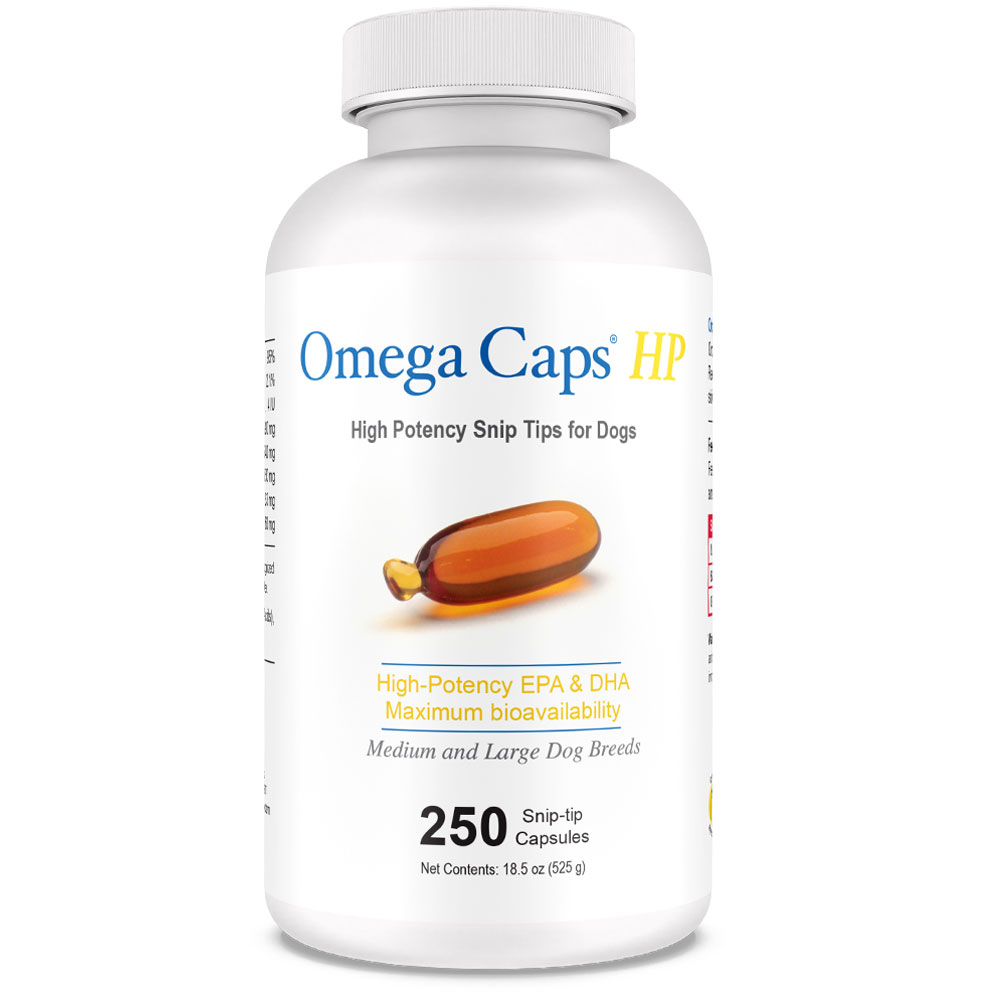 Omega-Caps HP Snip Tips for Medium & Large Dogs (250 Capsules) | On ...