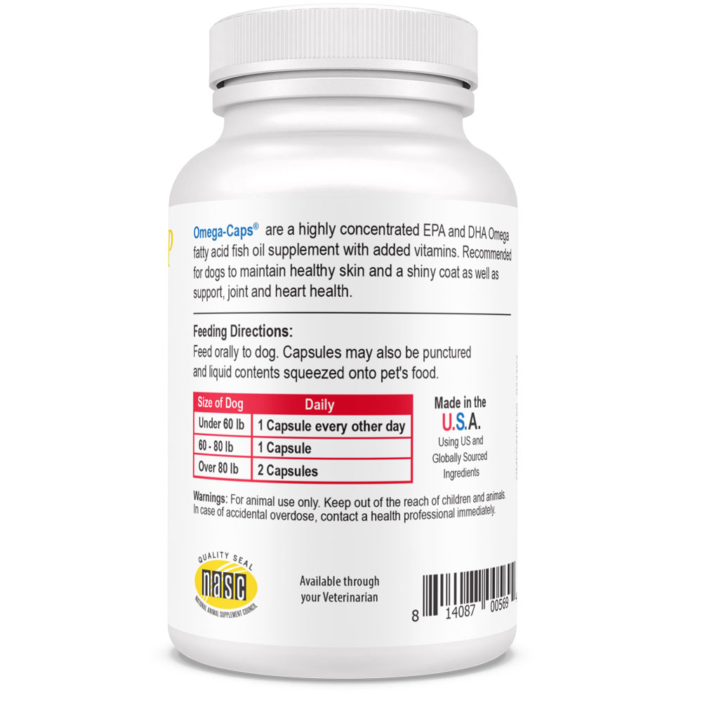 Omega-Caps HP Snip Tips for Medium & Large Dogs (60 Capsules) | On Sale ...