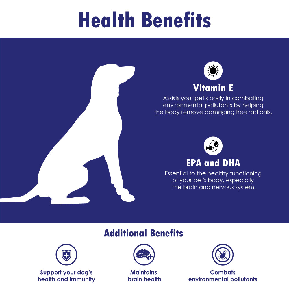 Omega-Caps HP Snip Tips for Medium & Large Dogs (750 Capsules) | On ...