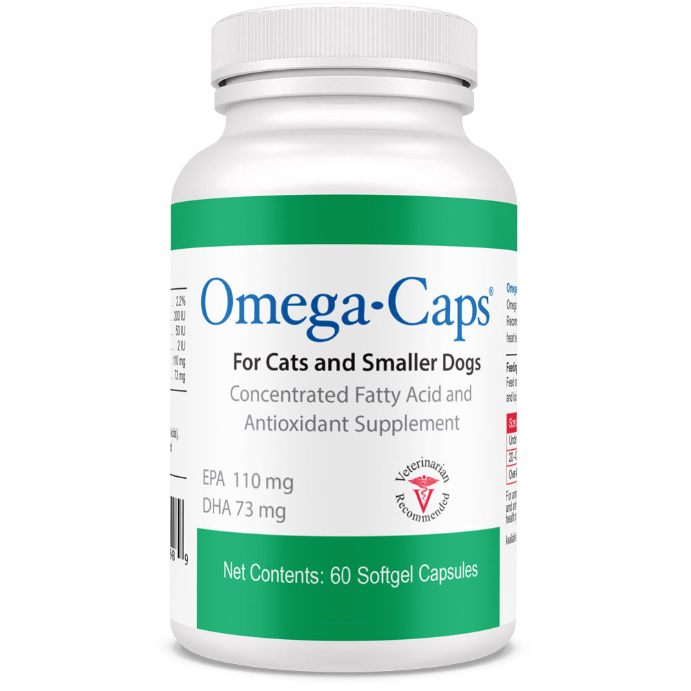 Omega-Caps For Cats & Smaller Dogs (60 Softgel Capsules) | On Sale ...