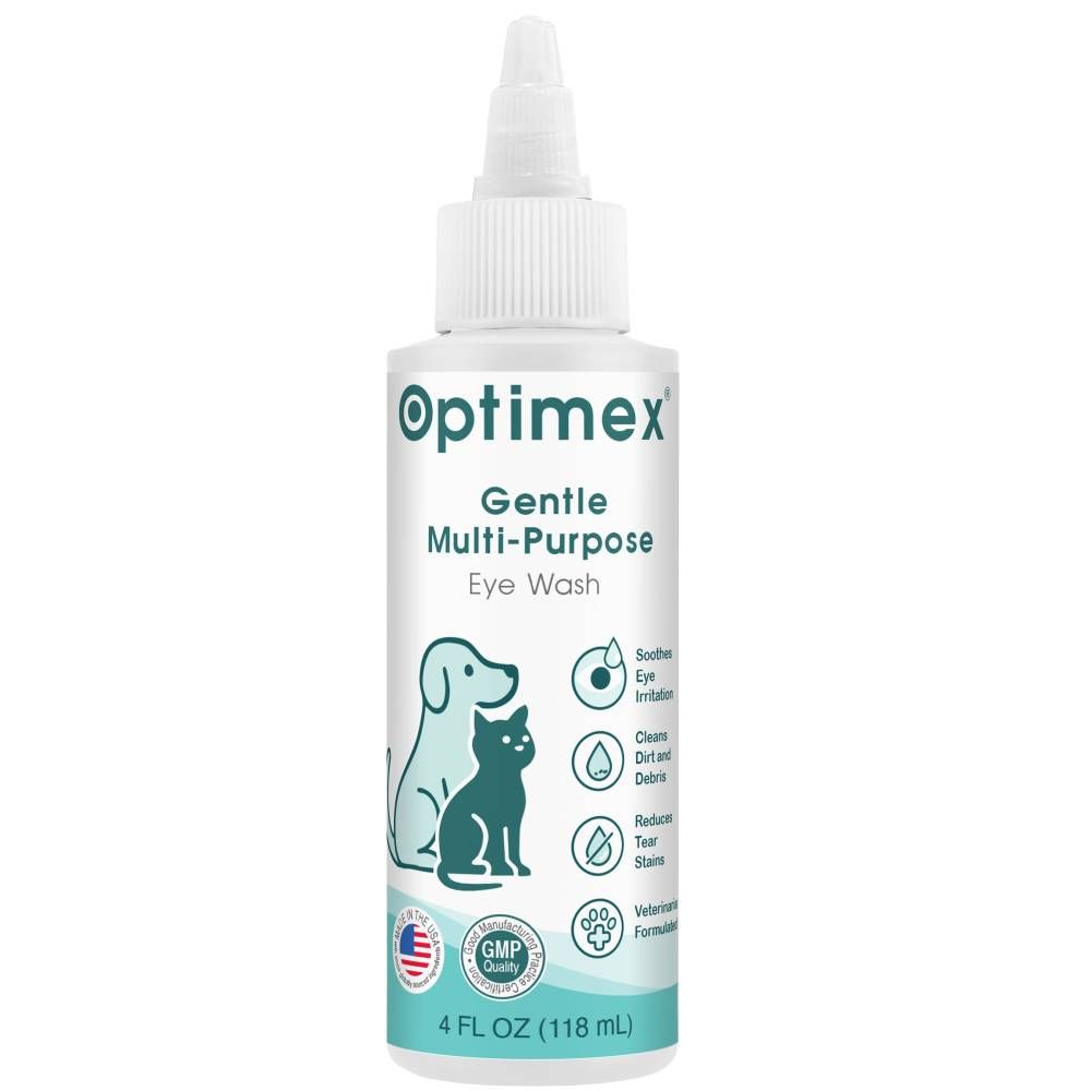 Optimex Gentle Multi-Purpose Eye Wash for Dogs & Cats (4 fl oz) | On ...