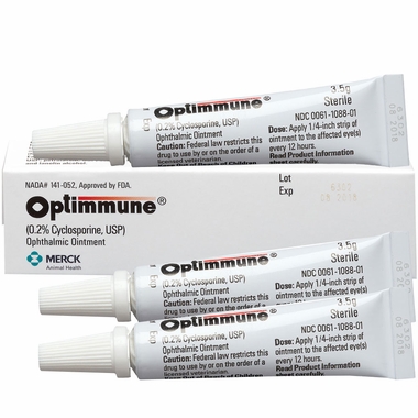 Optimmune Ophthalmic Ointment for Dogs 3.5 gm (3-Pack) | On Sale ...