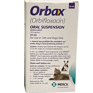 Orbax Oral Suspension (20 ml) | Dogs & Cats | EntirelyPets Rx