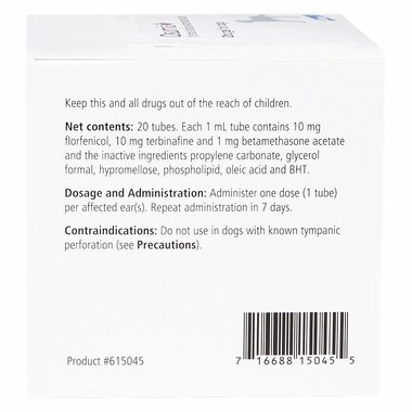 Osurnia Otic Gel 1mL (Box20 - 10 Dose) | On Sale | EntirelyPets Rx