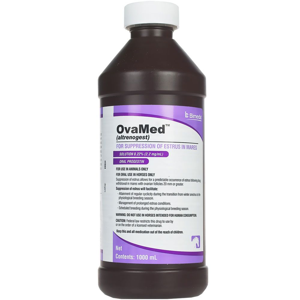 Ovamed 0.22% (2.2 mg/ml) 1000ml | On Sale | EntirelyPets Rx