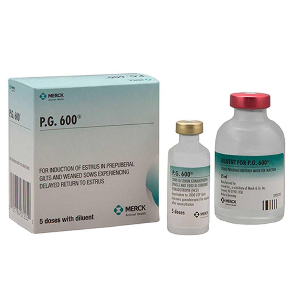 P.G. 600 (Serum Gonadotropin and Chorionic Gonadotropin) Injection for ...
