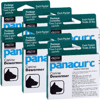 Panacur C Canine Dewormer (2 Gram) - 6-PACK | On Sale | EntirelyPets Rx