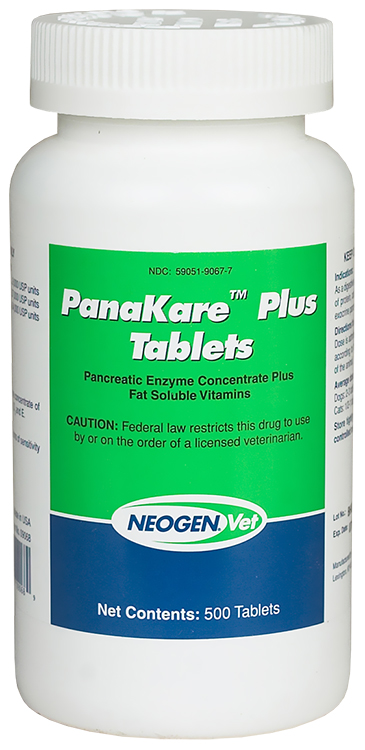 Panakare Plus for Dogs & Cats - Tablets (500 Tabs) - [Digestive Aid ...