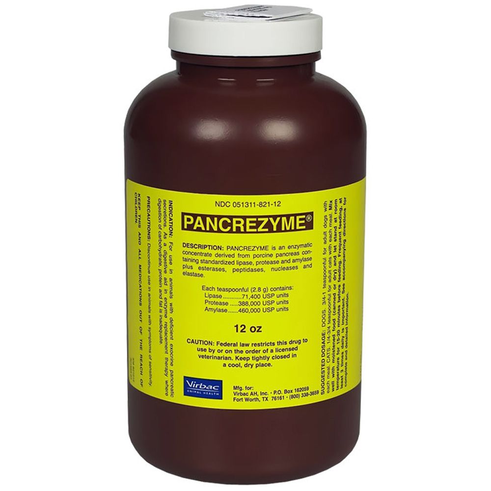 Pancrezyme, 12 oz Powder | Free Shipping | EntirelyPets Rx
