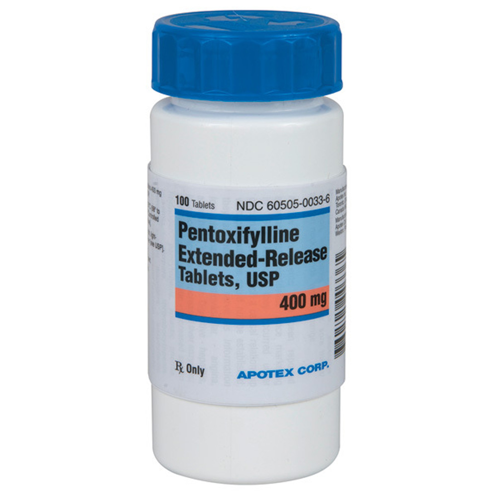 Pentoxifylline ER Tablets, USP 400mg (100 tabs) | On Sale | EntirelyPets Rx