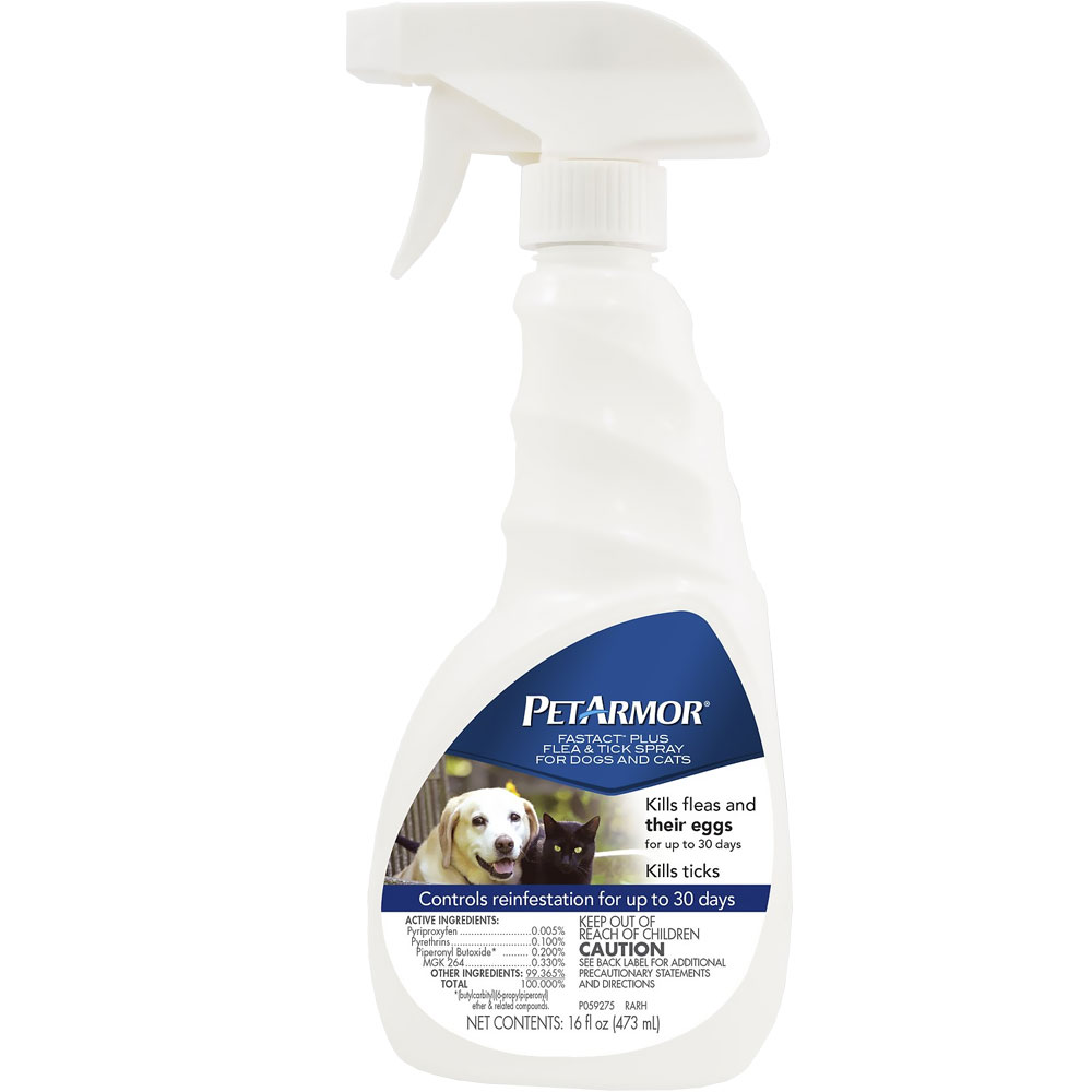 PetArmor FastAct Plus Flea & Tick Spray (16 oz) | On Sale | EntirelyPets Rx