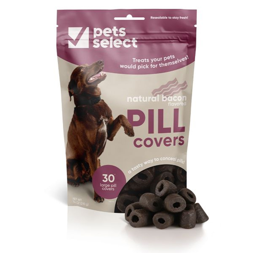 Pets Select Large Pill Covers Bacon Flavor for Dogs, 30 count | On Sale ...