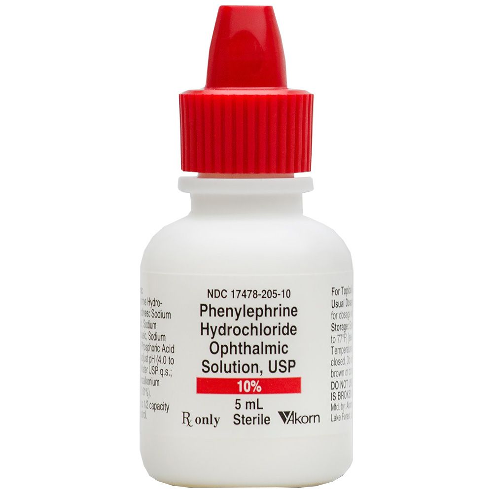 Phenylephrine Hydrochloride Ophthalmic Solution 10% (5 ml) | On Sale ...