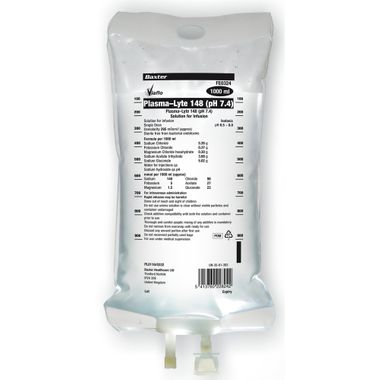 PlasmaLyte 148 Inj 7.4Ph 1000ml | On Sale | EntirelyPets Rx