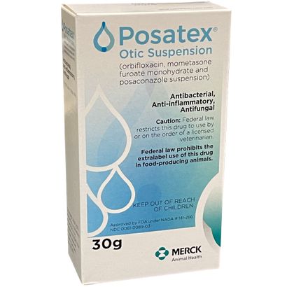 Posatex Otic Suspension 30 gm | On Sale | EntirelyPets Rx