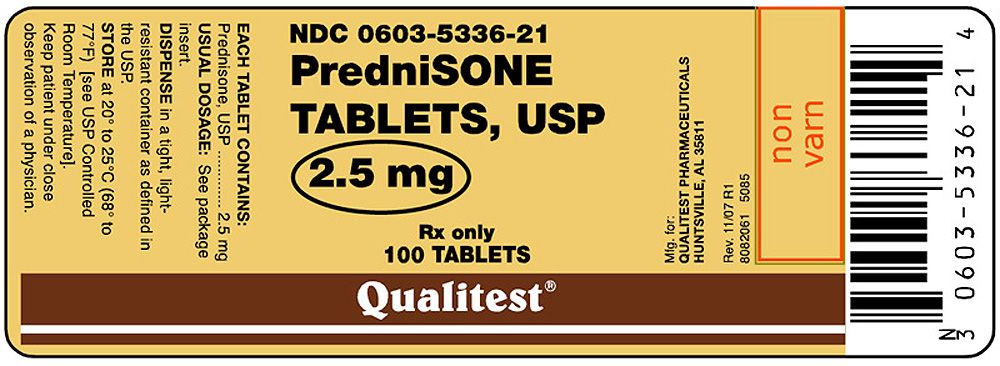 Prednisone 2.5mg (100 Tablets) | On Sale | EntirelyPets Rx