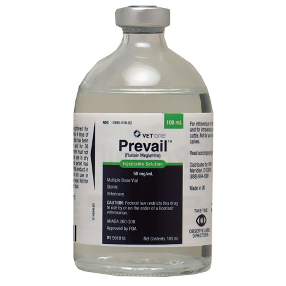 Prevail Flunixin 50mg (100 ml) | On Sale | EntirelyPets Rx