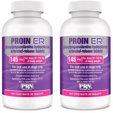 Proin ER for Dogs - phenylpropanolamine hydrochloride - 145mg (60 ...