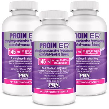 Proin ER for Dogs - phenylpropanolamine hydrochloride - 145mg (90 ...