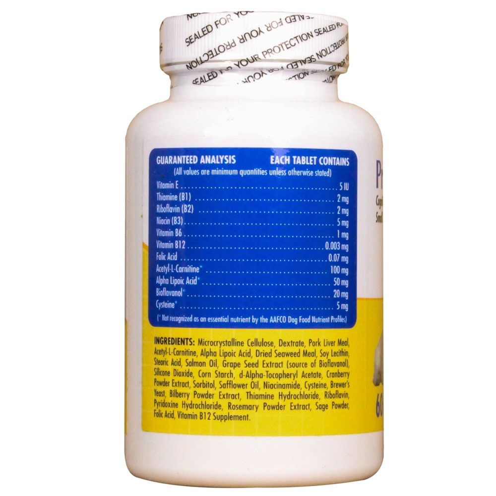 ProNeurozone Cognitive Health Supplement for Small Dogs, 60 Tablets ...